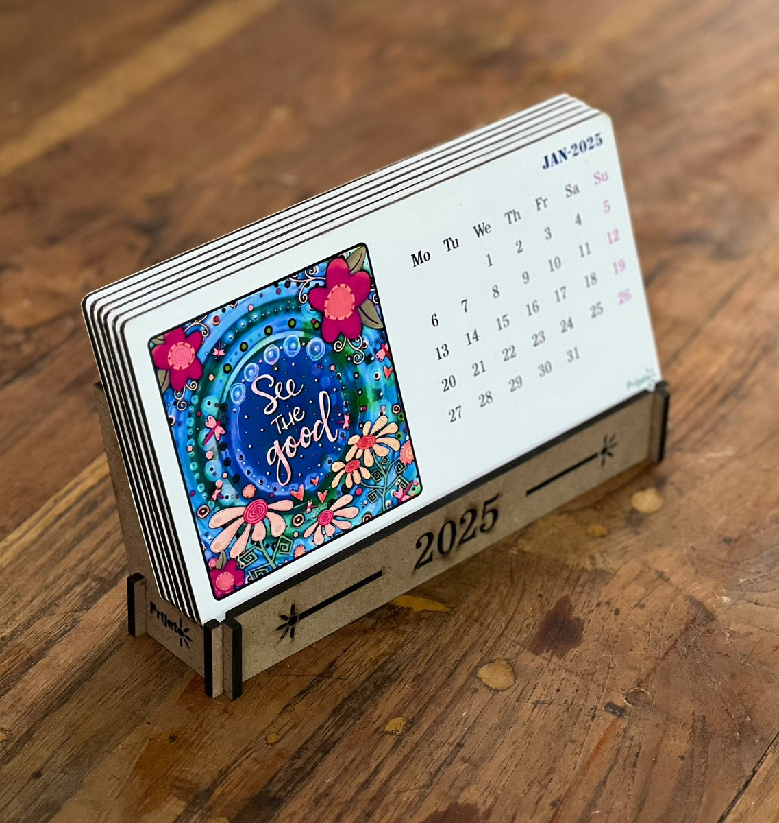 Tabletop Calendar 2025 Positivity Theme – Prijato